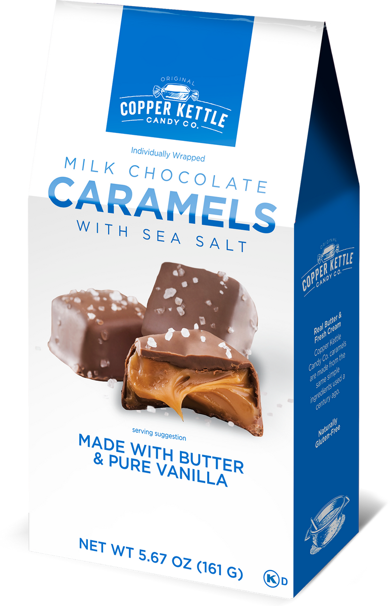 Milk Chocolate Caramels with Sea Salt | Authentic Old-Fashioned Soft ...